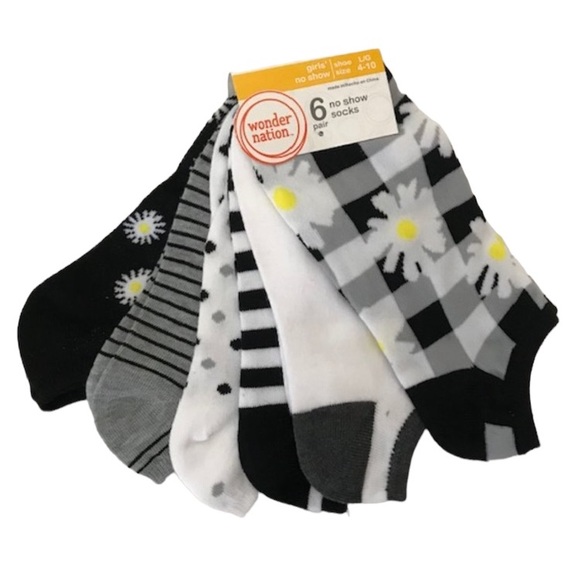 wonder nation | Accessories | Wonder Nation 6 Pairs No Show Socks ...